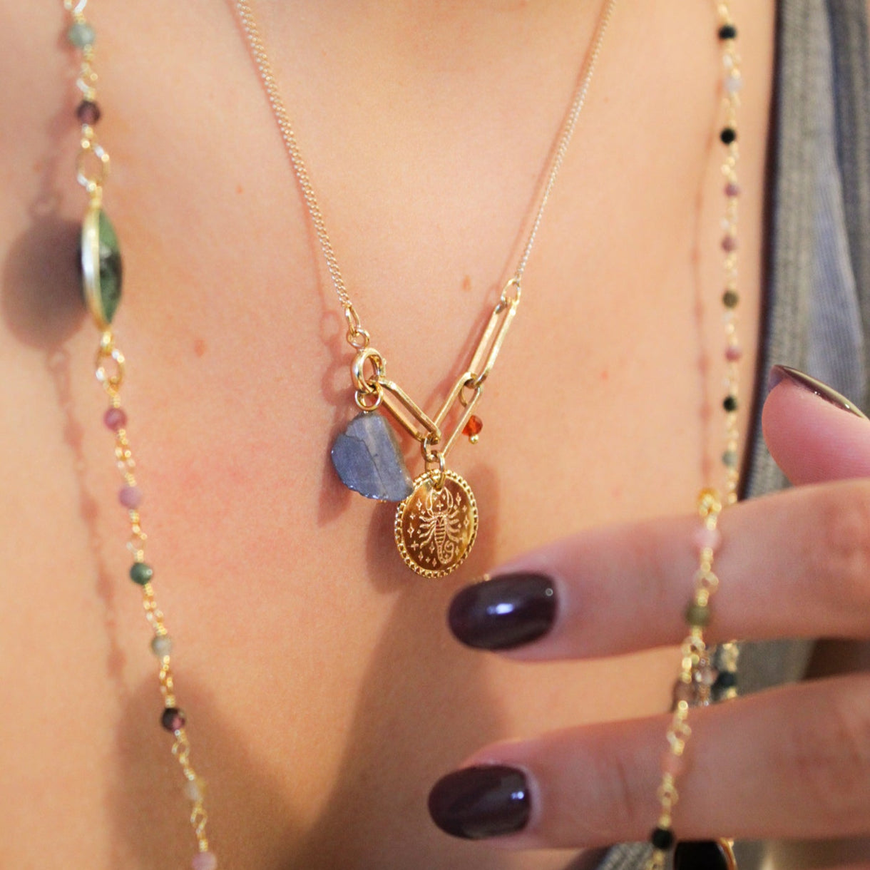 Collier Astro - Plaqué Or - Scorpion – L'Atelier des Dames