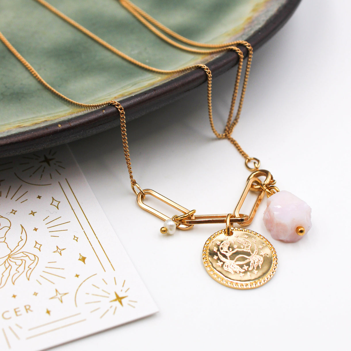 Collier Astro - Plaqué Or - Cancer – L'Atelier des Dames