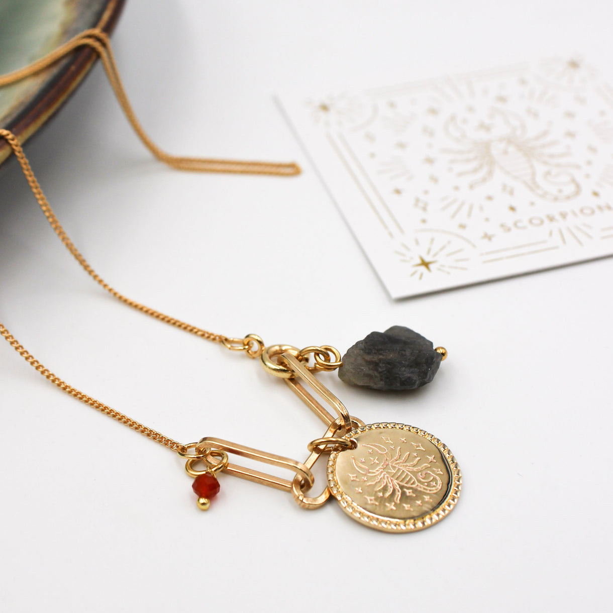 Collier Astro - Plaqué Or - Scorpion – L'Atelier des Dames